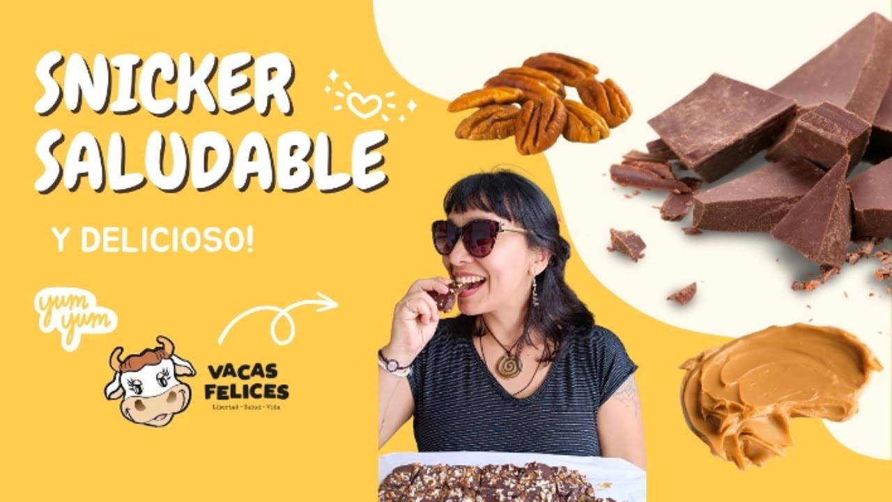 Chocolate Snicker saludable - YouTube