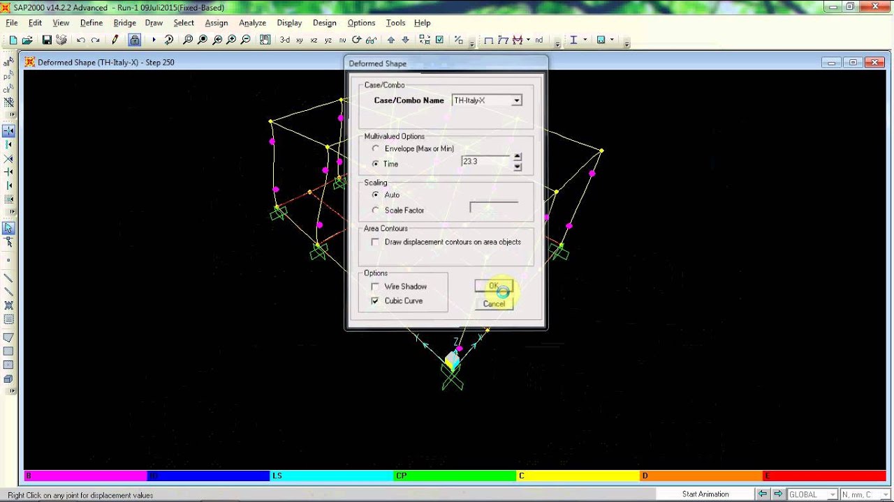 (6/7) SAP2000- Time History Analysis -Scaling Method (Indonesia) - YouTube