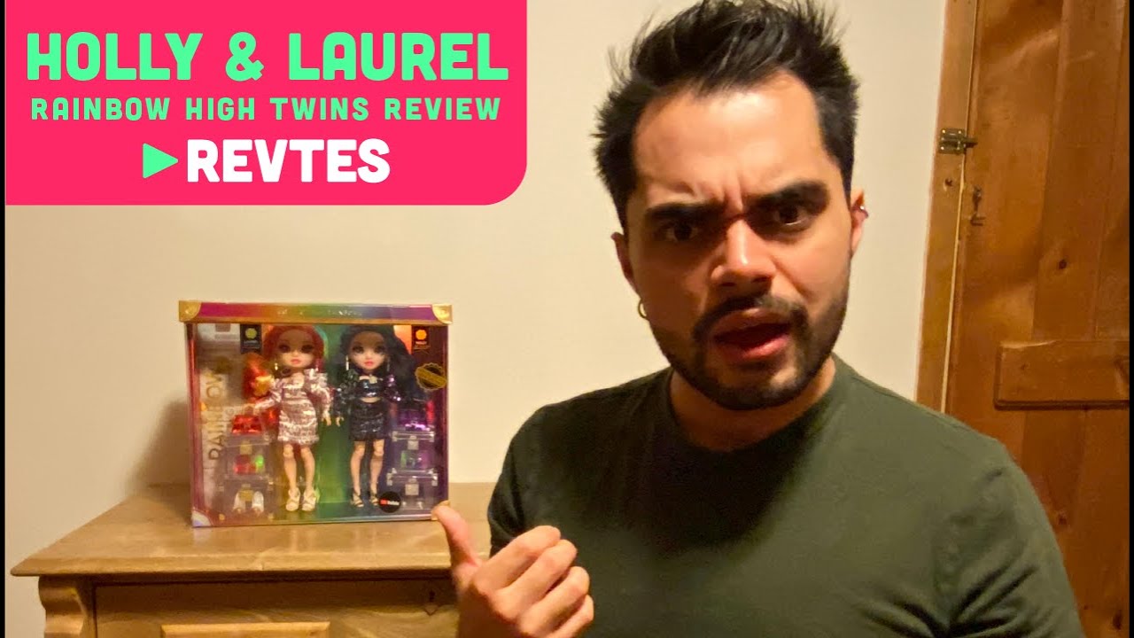Holly & Laurel Devious Rainbow High Twins Review - YouTube