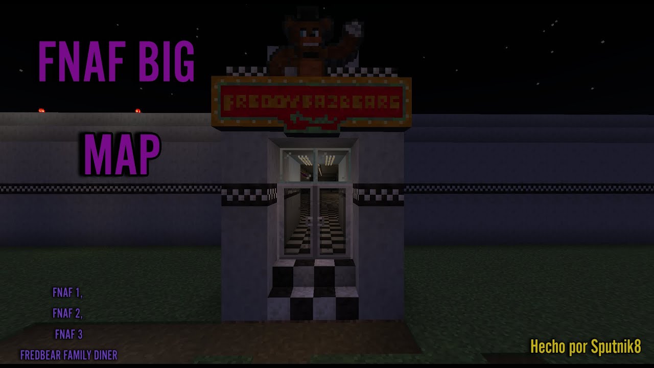 my FNAF map in minecraft - YouTube