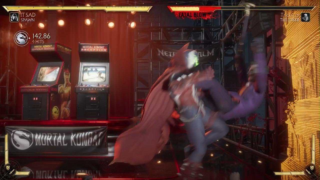 Mk11 spawn brutal combo - YouTube