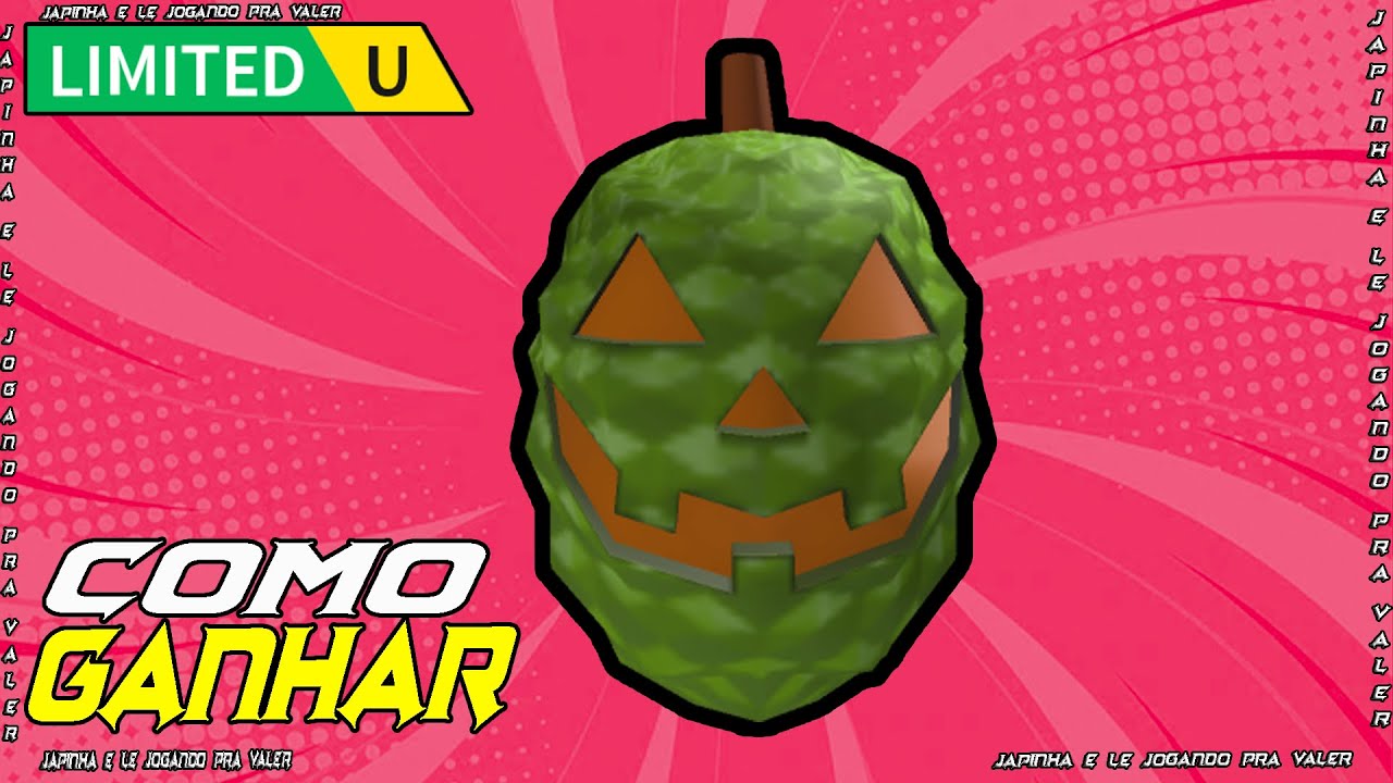 COMO PEGAR ESSE ITEM Limited UGC GRÁTIS [Máscara de Durian Jack-O ...