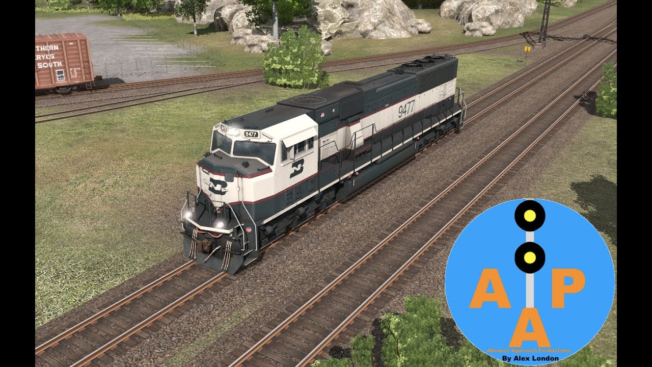 Jointed Rail EMD SD70MAC – BN - YouTube