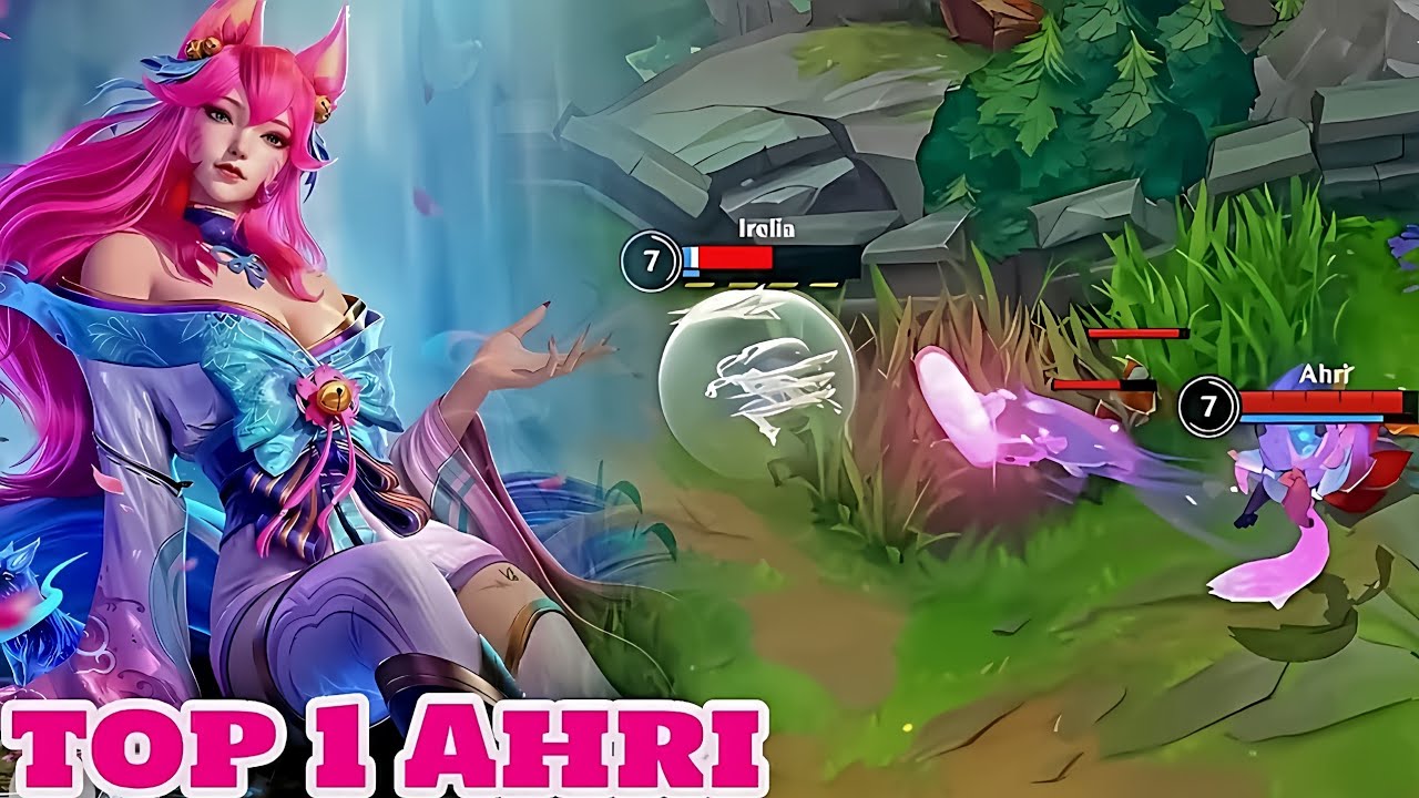 Wild Rift Ahri - Top 1 Ahri Gameplay Rank Sovereign - YouTube