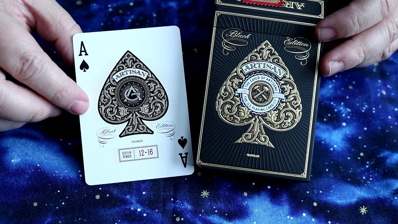 Black Artisan Deck by Theory11 Review - YouTube