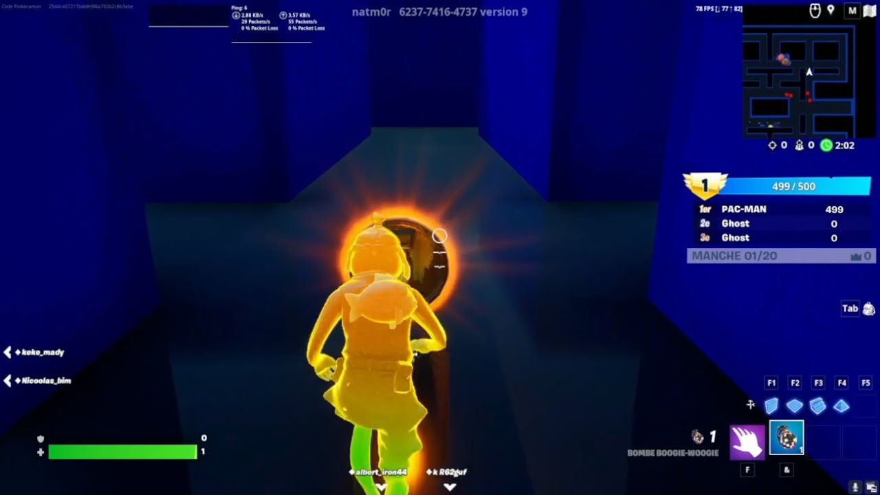 J' ai gagné une partie de Pac-Man sur Fortnite (map de Natmor🍌) - YouTube