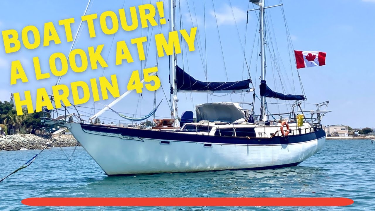 Boat tour of my Hardin 45 ketch sailboat - YouTube