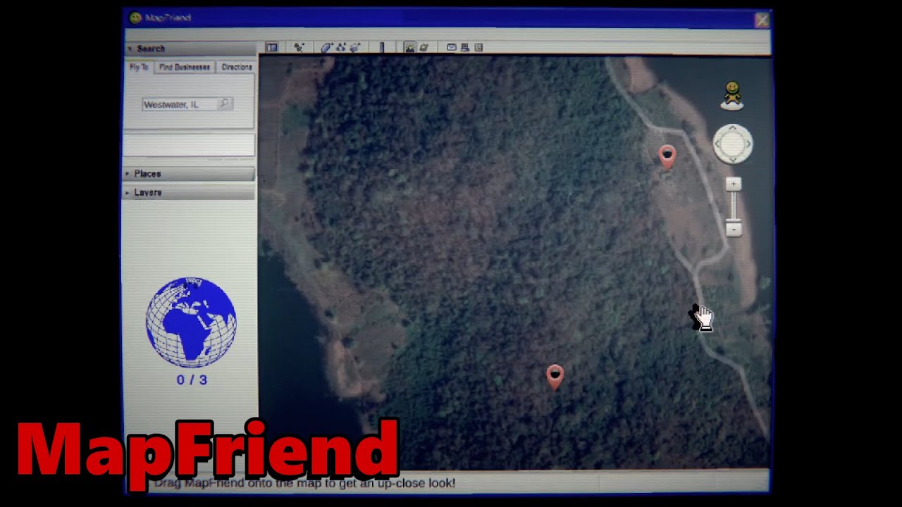 グーグルマップを操作するホラーゲーム(和訳有)【MapFriend】 - YouTube