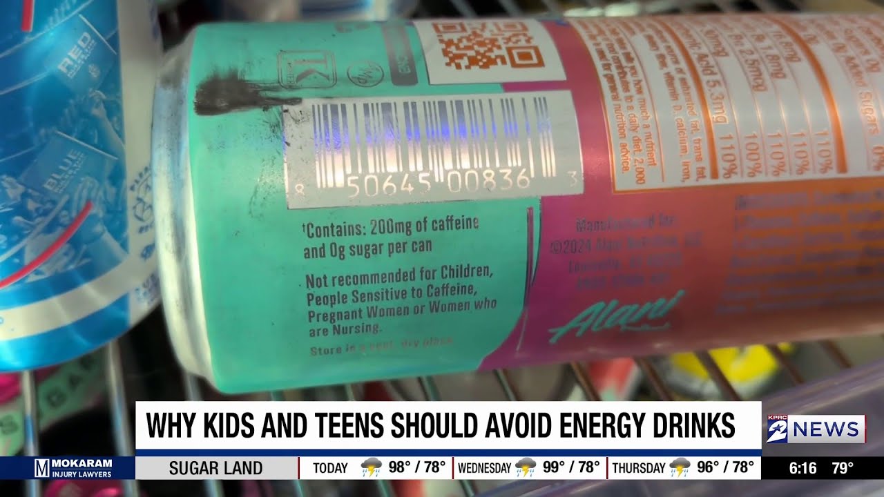 Why kids and teens should avoid energy drinks - YouTube