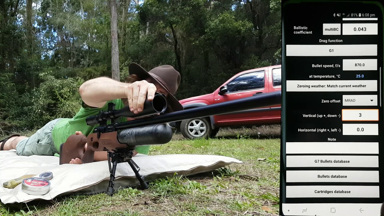 Using Strelok Pro with Air Guns - FX Crown two tunes, one zero - YouTube