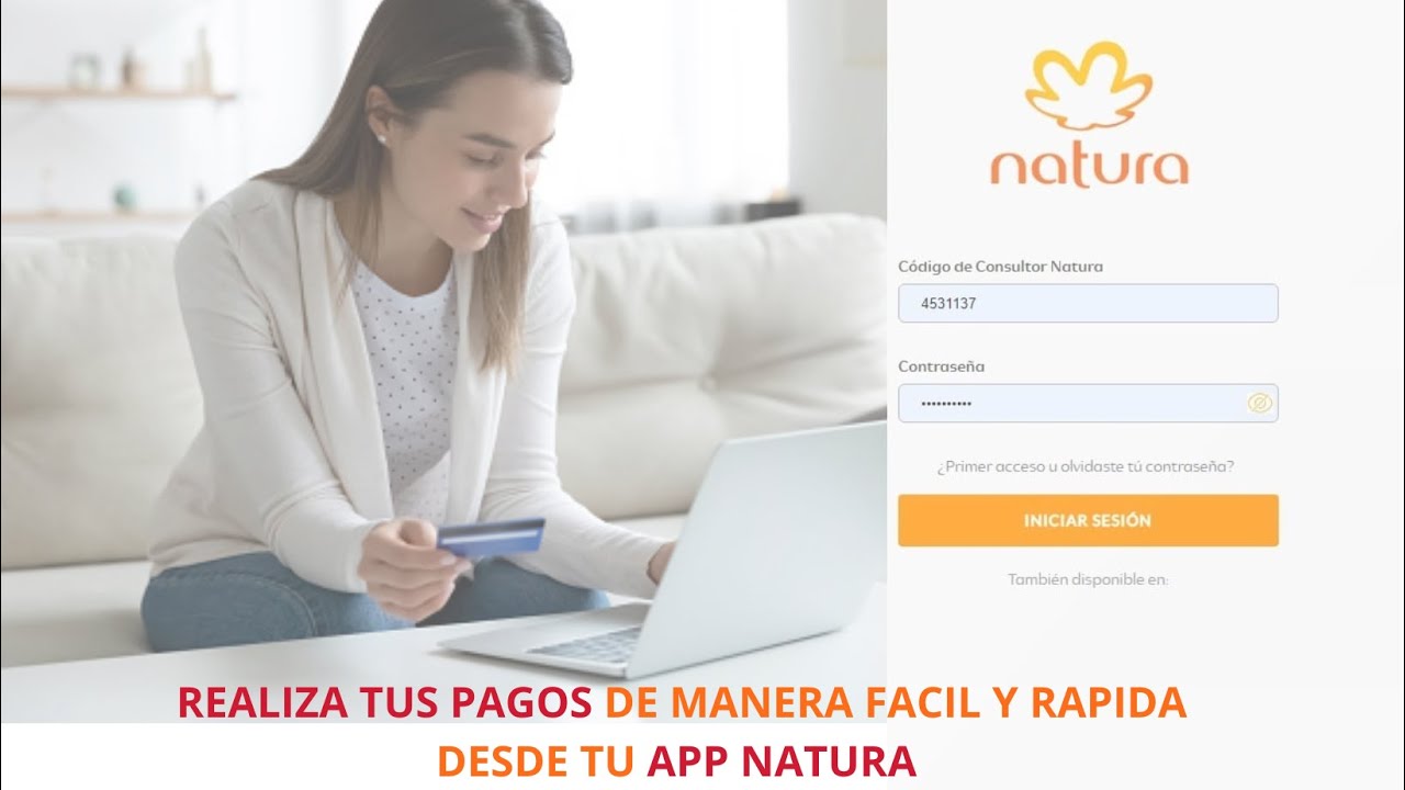REALIZA TUS PAGOS DE NATURA DESDE TU APP CON TARJETA DE CREDITO O ...