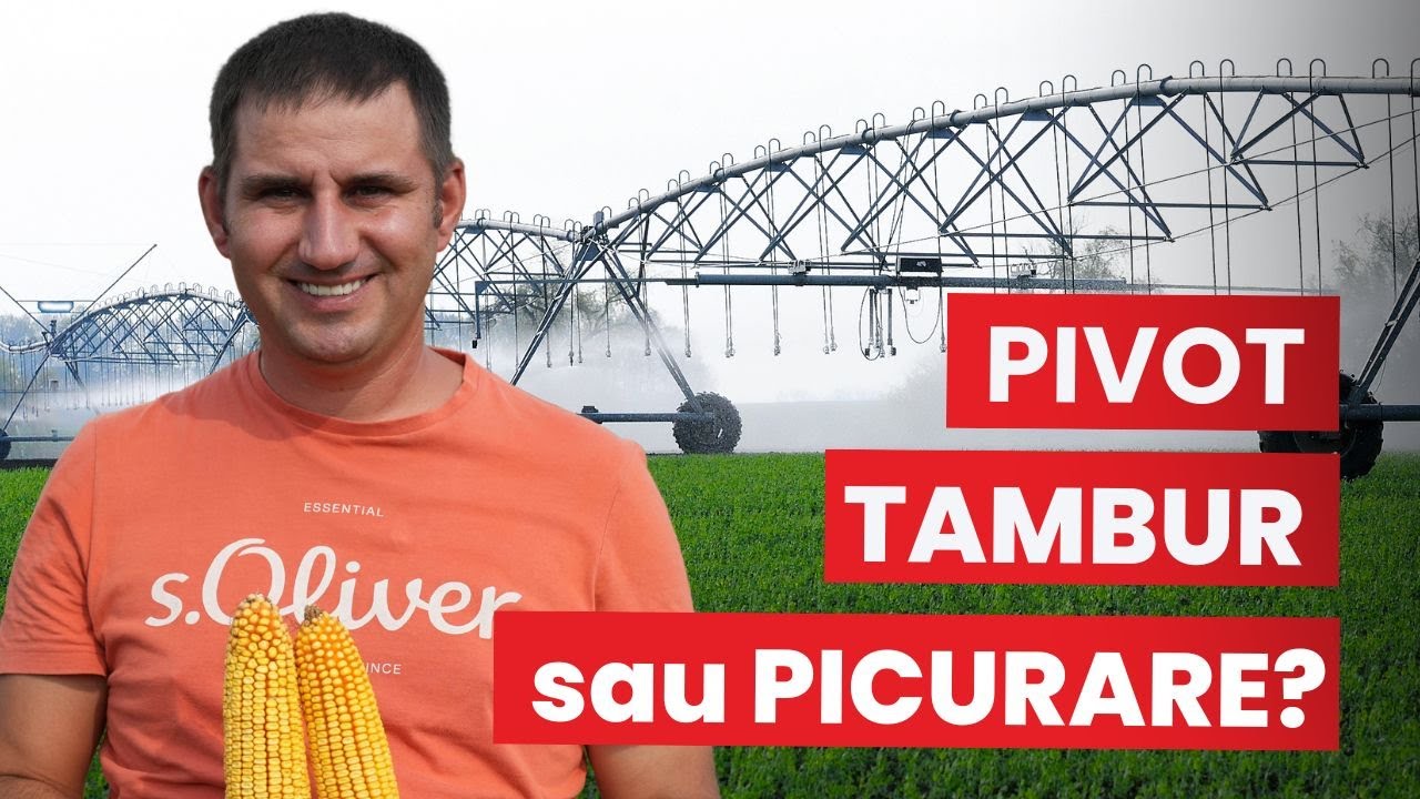 💧Tambur, pivot sau picurare? 3 sisteme de irigat 🌽porumb în ferma lui ...