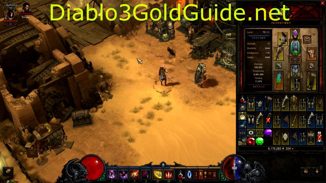 Inventory and Stash in Diablo 3: ROS - YouTube