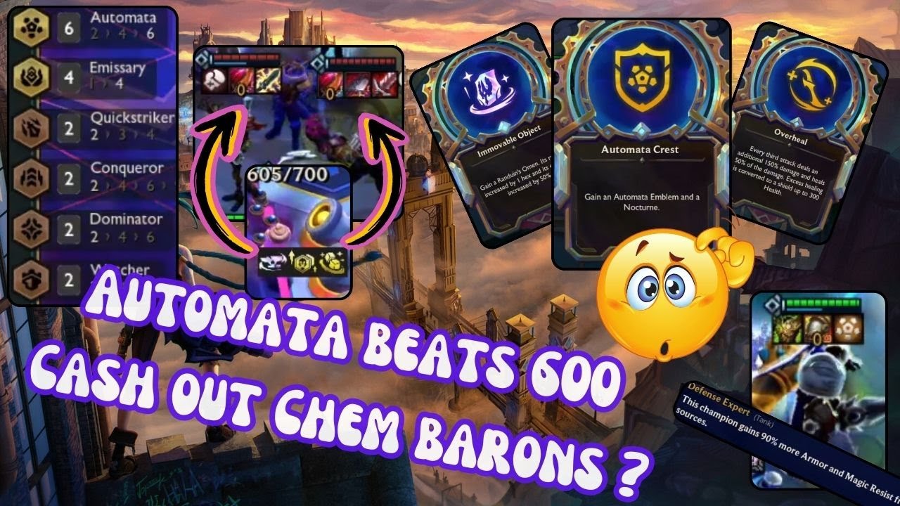 6 Automata and 4 Emissary worked like a charm / Choncc's Treasure / TFT ...
