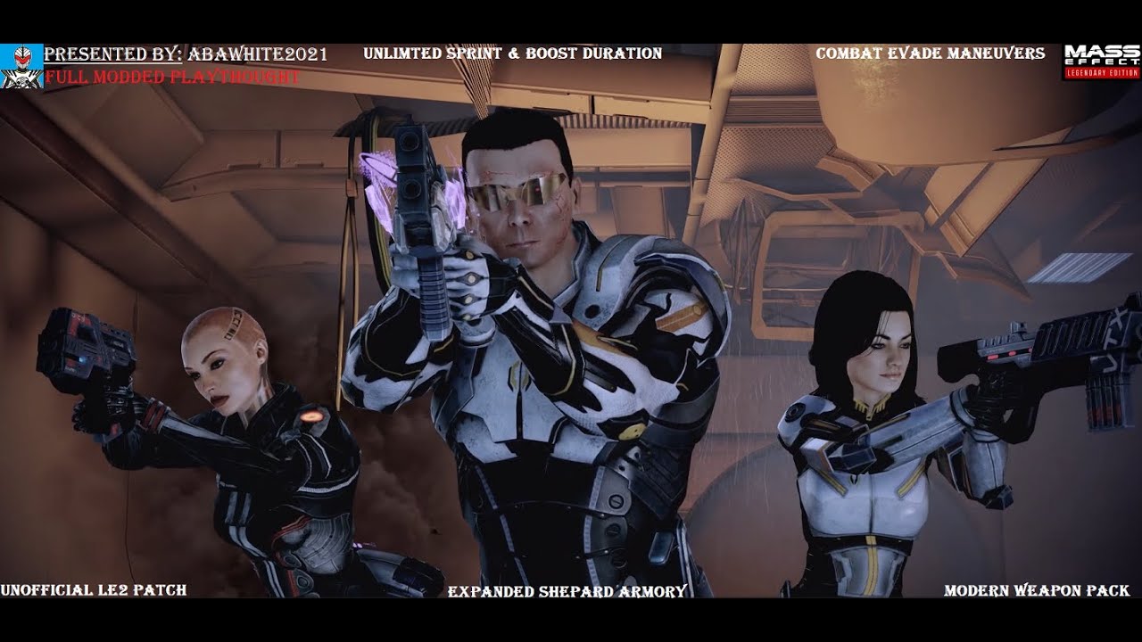 Mass Effect 2 Legendary Edition (Modded) Combat Reimaged: Omega - Aria ...