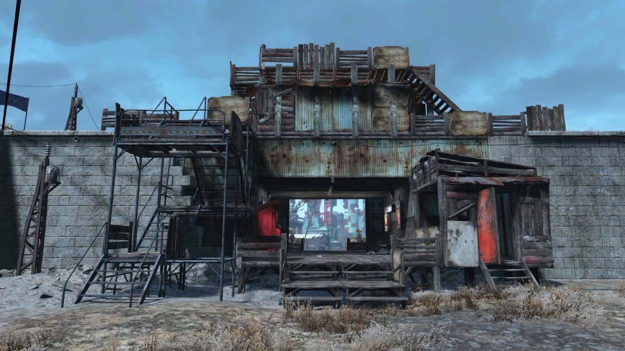 Fallout 4 Castle gate house - YouTube