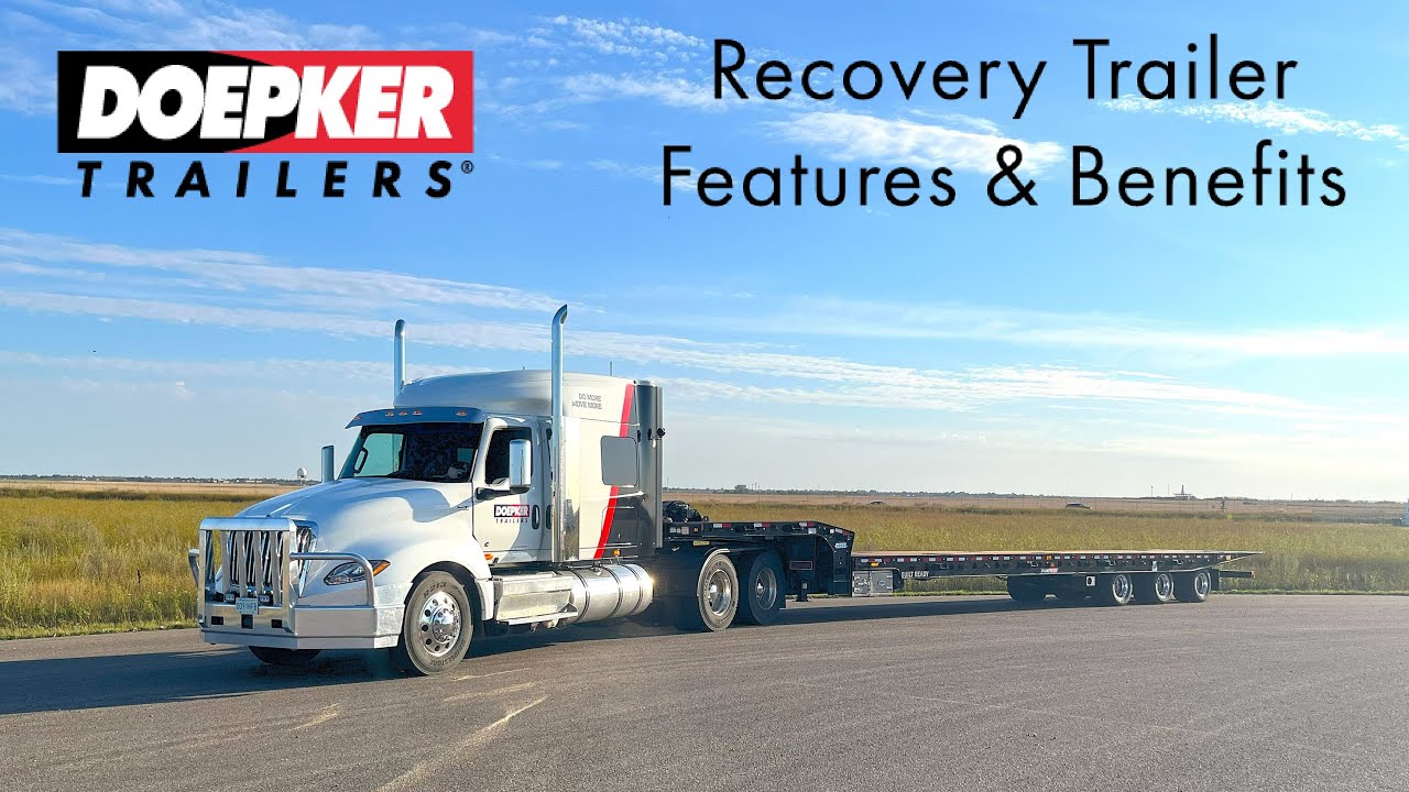 Doepker ReCon Sliding Axle Recovery Trailer Features and Benefits - YouTube
