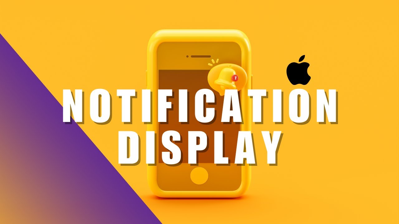 ~ How to Customize iPhone Notification Display in Seconds! - YouTube