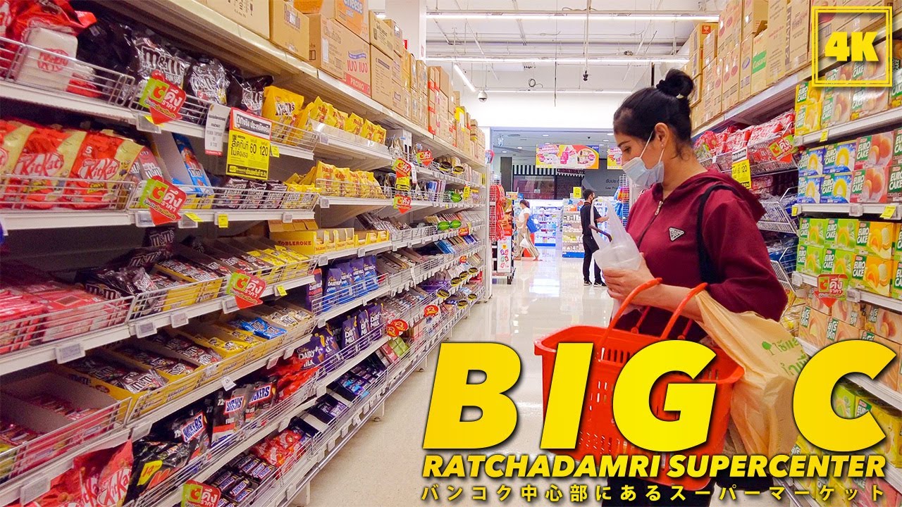 BIG C SUPERCENTER Ratchadamri / Supermarket in the center of Bangkok ...