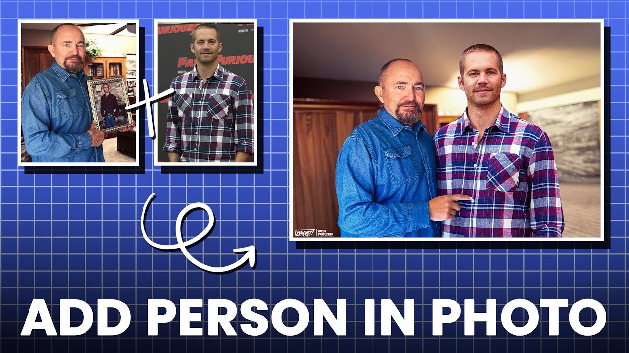 How to add person in Picture in Adobe Photoshop Time-Laps Tutorial ...