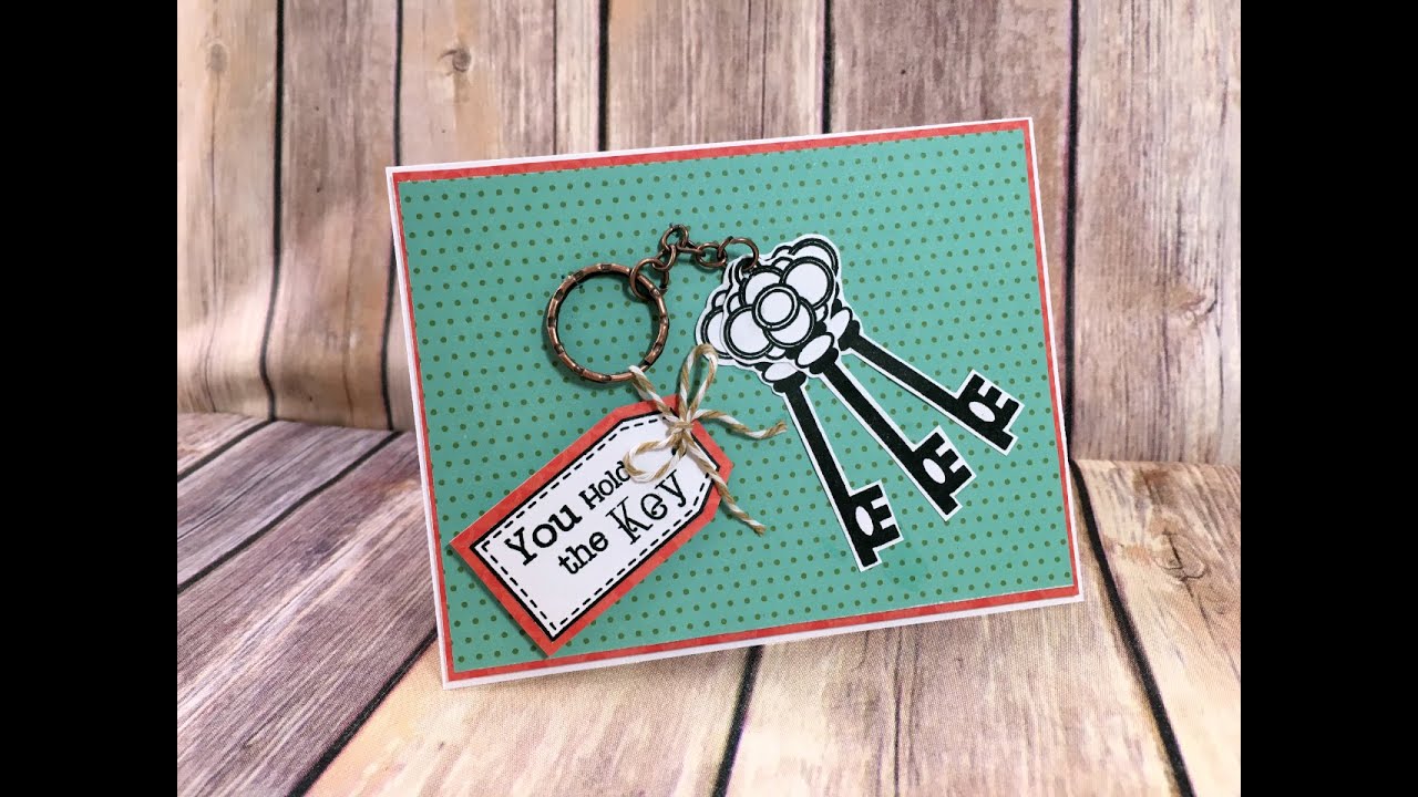 Valentine Card using Metal Embellishment and lots of Stamps! - YouTube