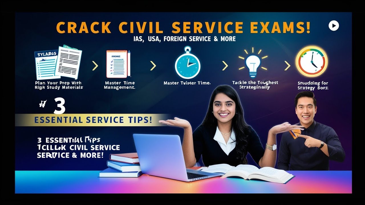 3-Minute Civil Service Exam Prep Tips: Ace IAS, USA Foreign Service ...