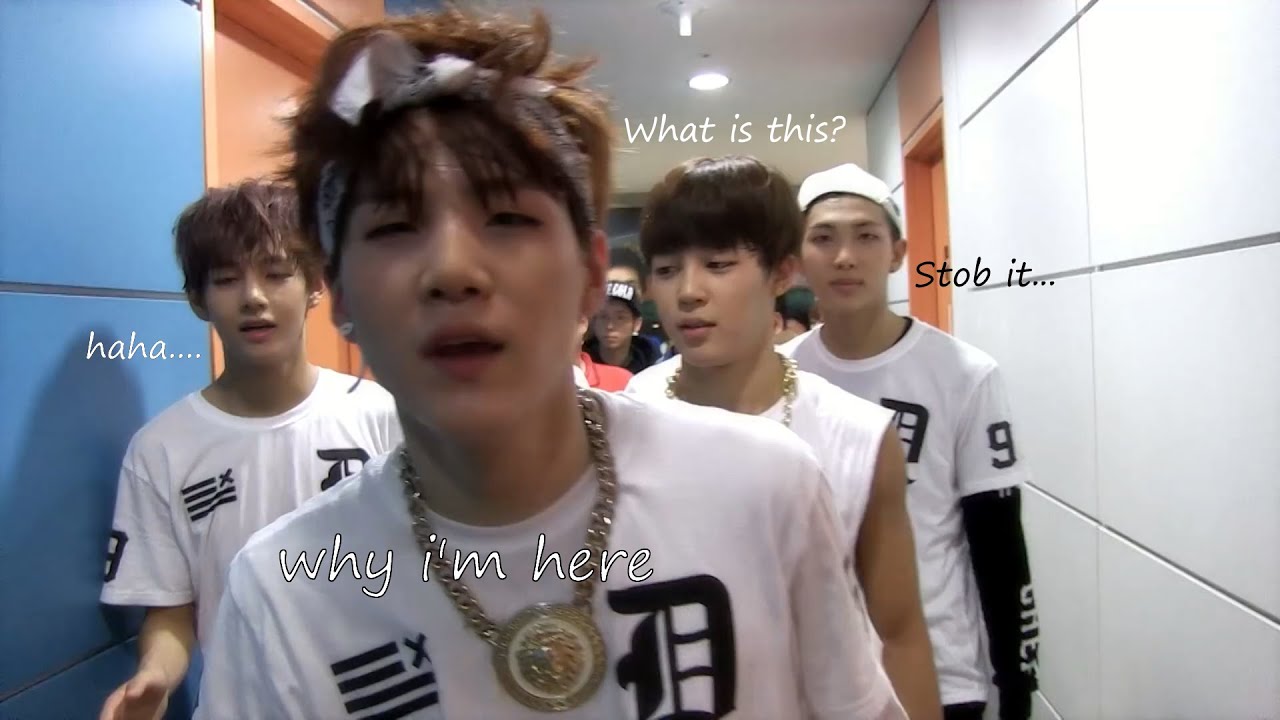suga confused by bts members - YouTube