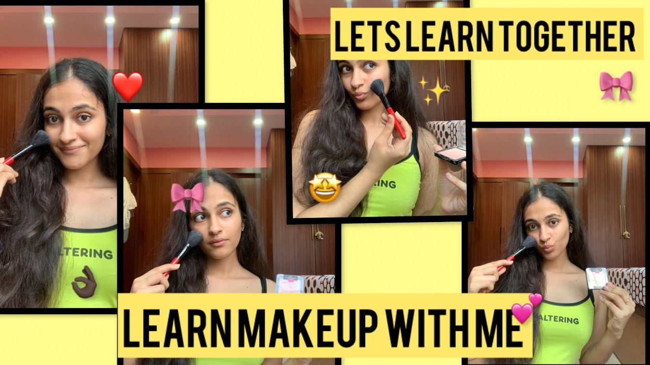 Learn the art of makeup with me💕🎀 follow some simple steps and learn. # ...