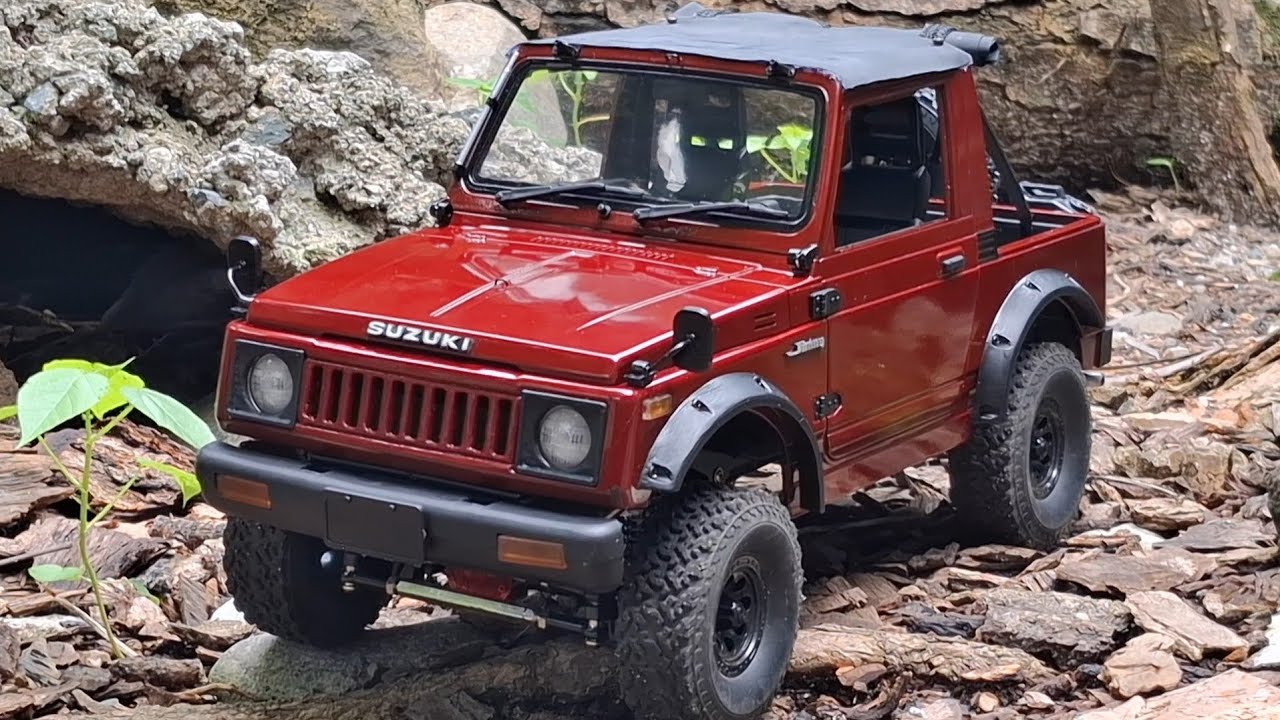 Realistic RC | WPL C74-1 | Suzuki Jimny SJ30 Inspired | Short Trail Run ...