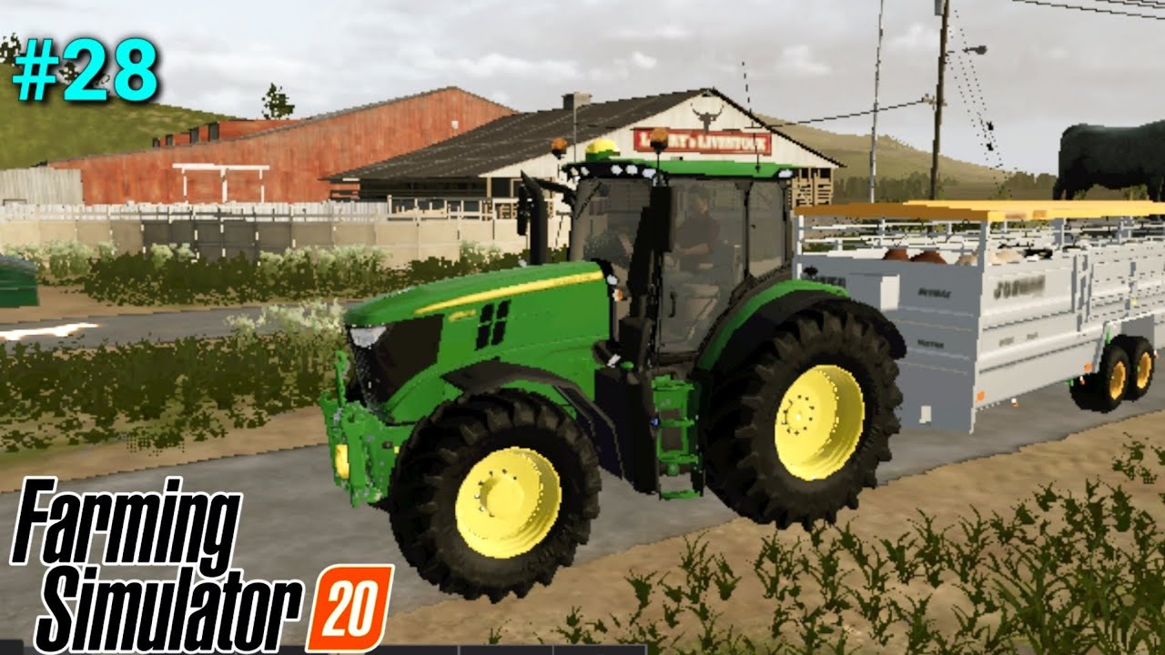 BOUGHT A COW IN FARM FARMING SIMULATOR 20 MOBILE GAMEPLAY #28 - YouTube