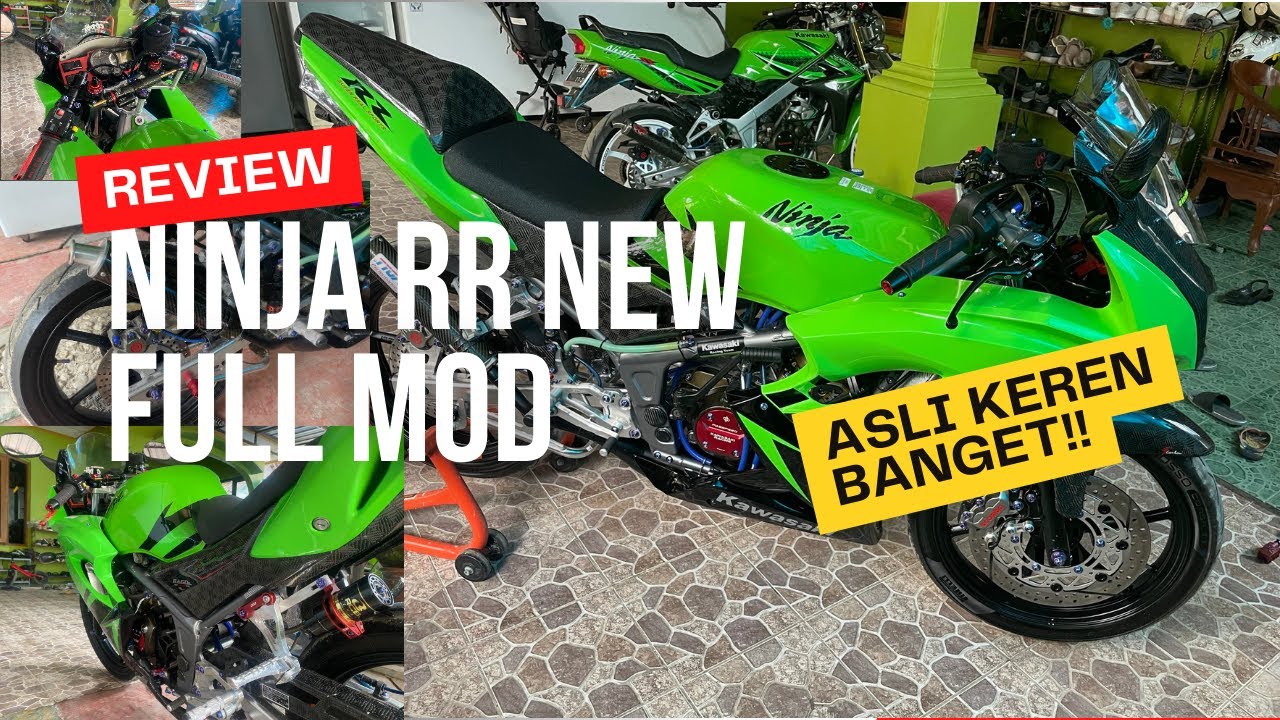 Review Ninja RR New 2012 Full Modifikasi Semi Hedon ️ ️ ️ - YouTube