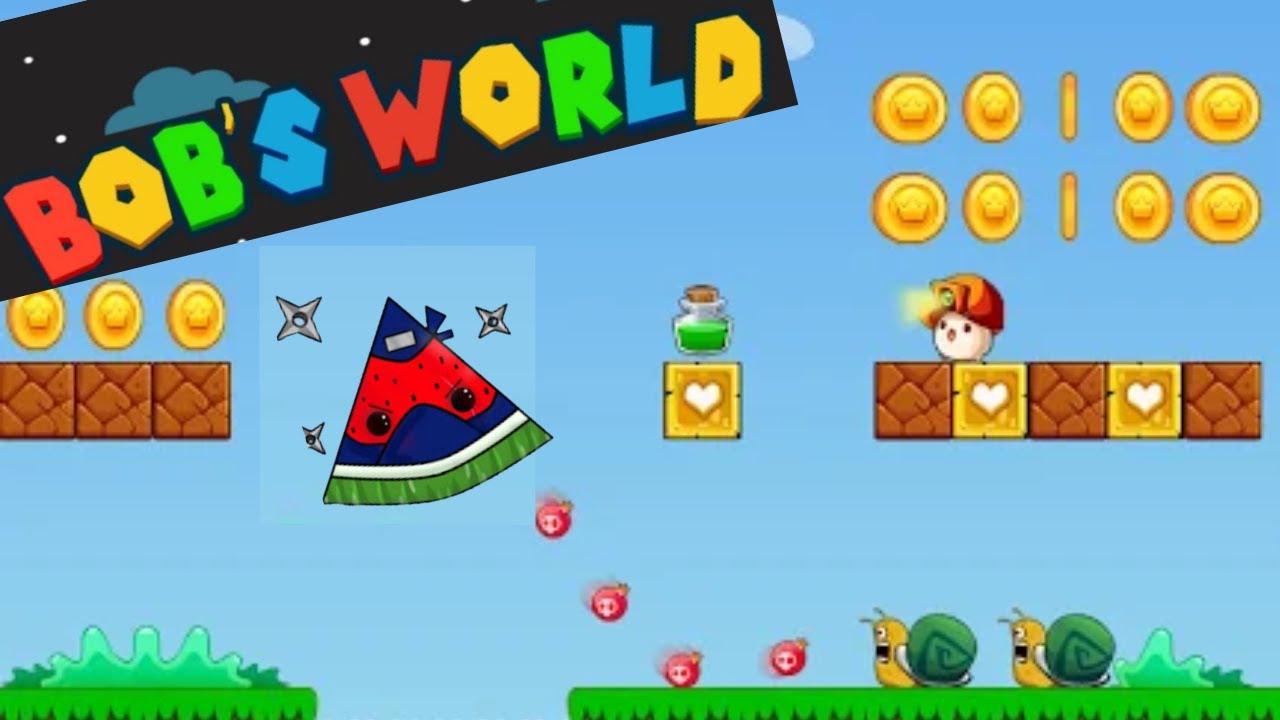 Jogando bob's world - YouTube