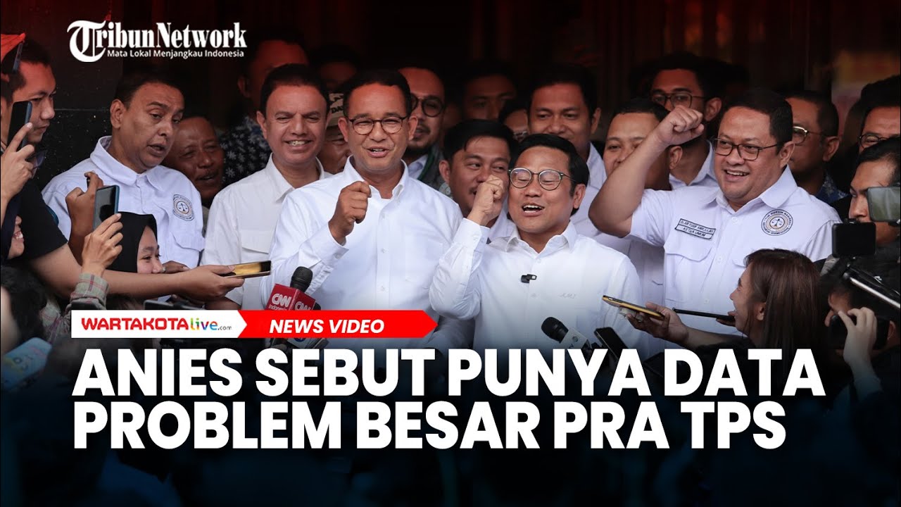 Rapat Bareng Tim Hukum AMIN, Anies Sebut Punya Data Problem Besar Pra ...
