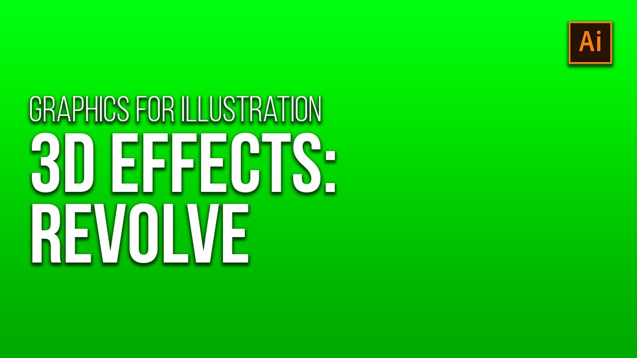 3D Effects: Revolve - YouTube