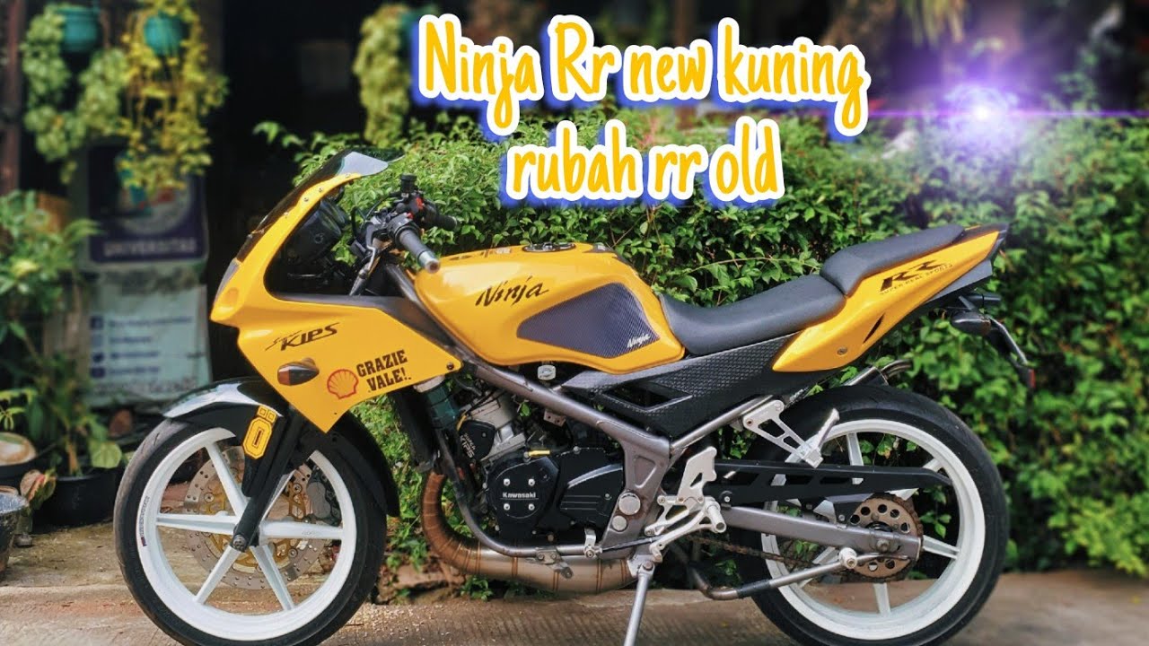 Review NINJA RR NEW kuning warna langka rubah rr old YELLOW - YouTube