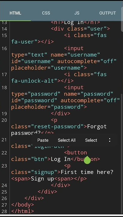 login page 😂 coding with Harry coding for beginners#Educationknowledge#csshtml - YouTube