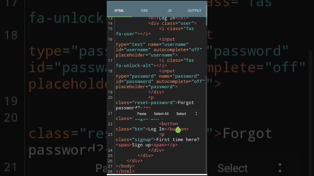 Login Page π Coding With Harry Coding For Beginnerseducationknowledgecsshtml Youtube 2741
