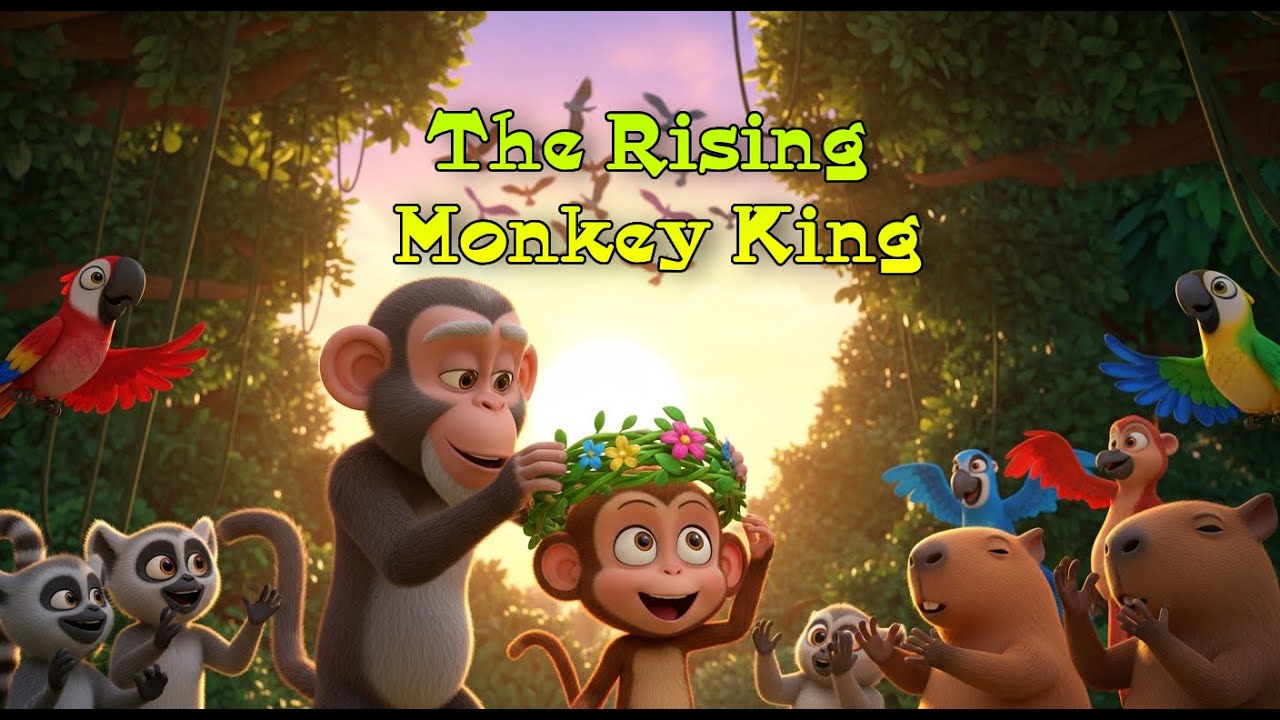 The Rising Monkey King | Moral Kids Story in English #kidsstory # ...