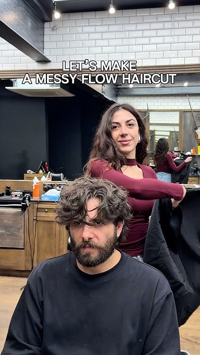 Messy flow haircut #flow #barber #haircut #hairstyle #messy # ...
