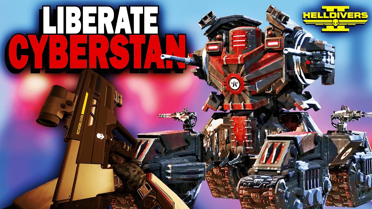 Helldivers 2 - Liberating Cyberstan! Taking Down Automaton Class 3 ...