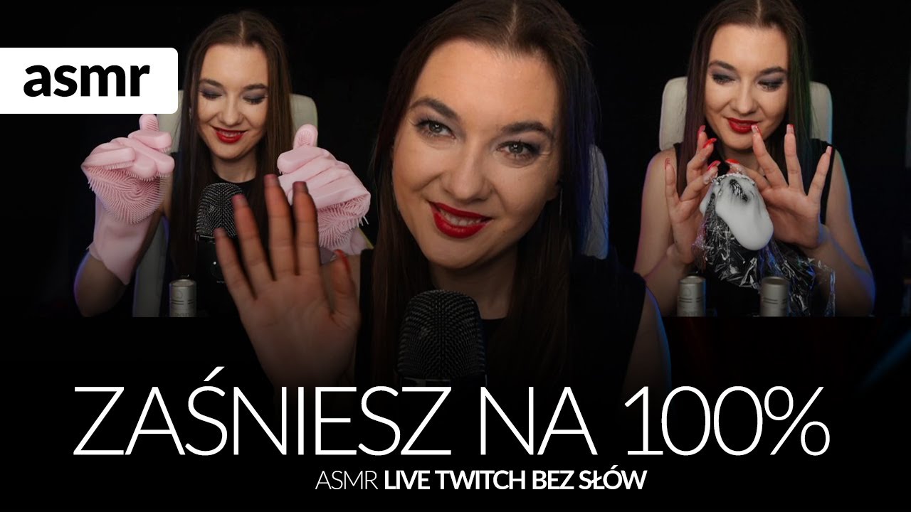 ZAŚNIESZ na 100% TWITCH LIVE ASMR po polsku - YouTube