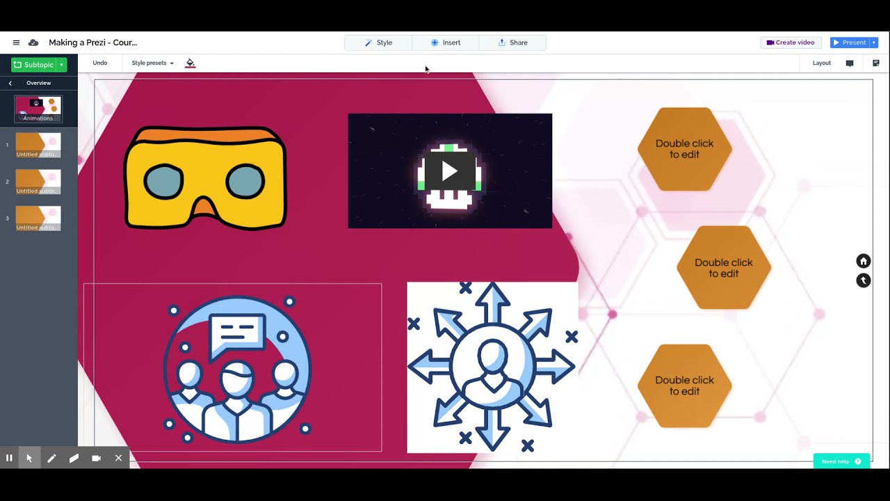 Prezi Tutorial: Animations - YouTube