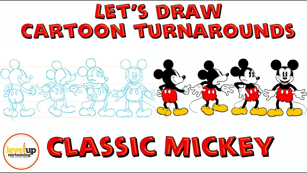 Lets try this Mickey Mouse Drawing Lesson - YouTube