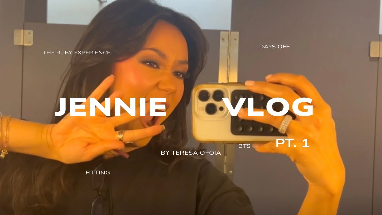 JENNIE VLOG PT. 1| The Ruby Experience moments, chill days off, and ...