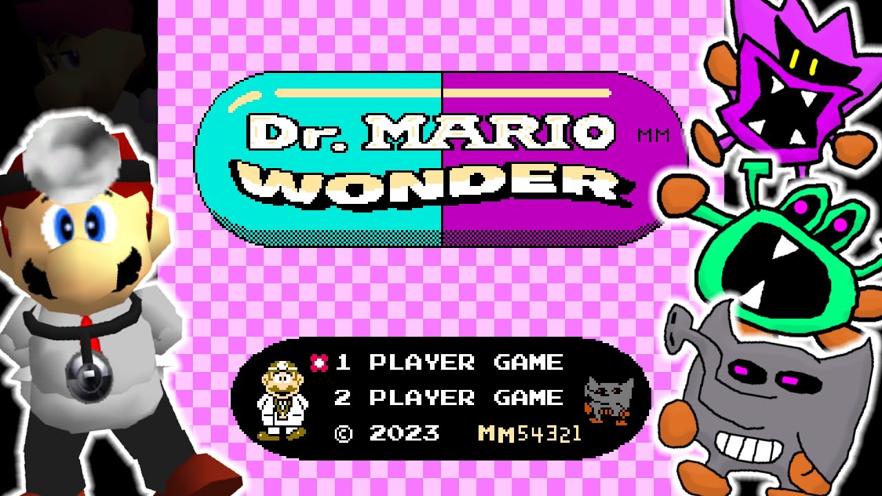 Dr. Mario Wonder - NES Game ROM Hack by MarioMario54321 - YouTube