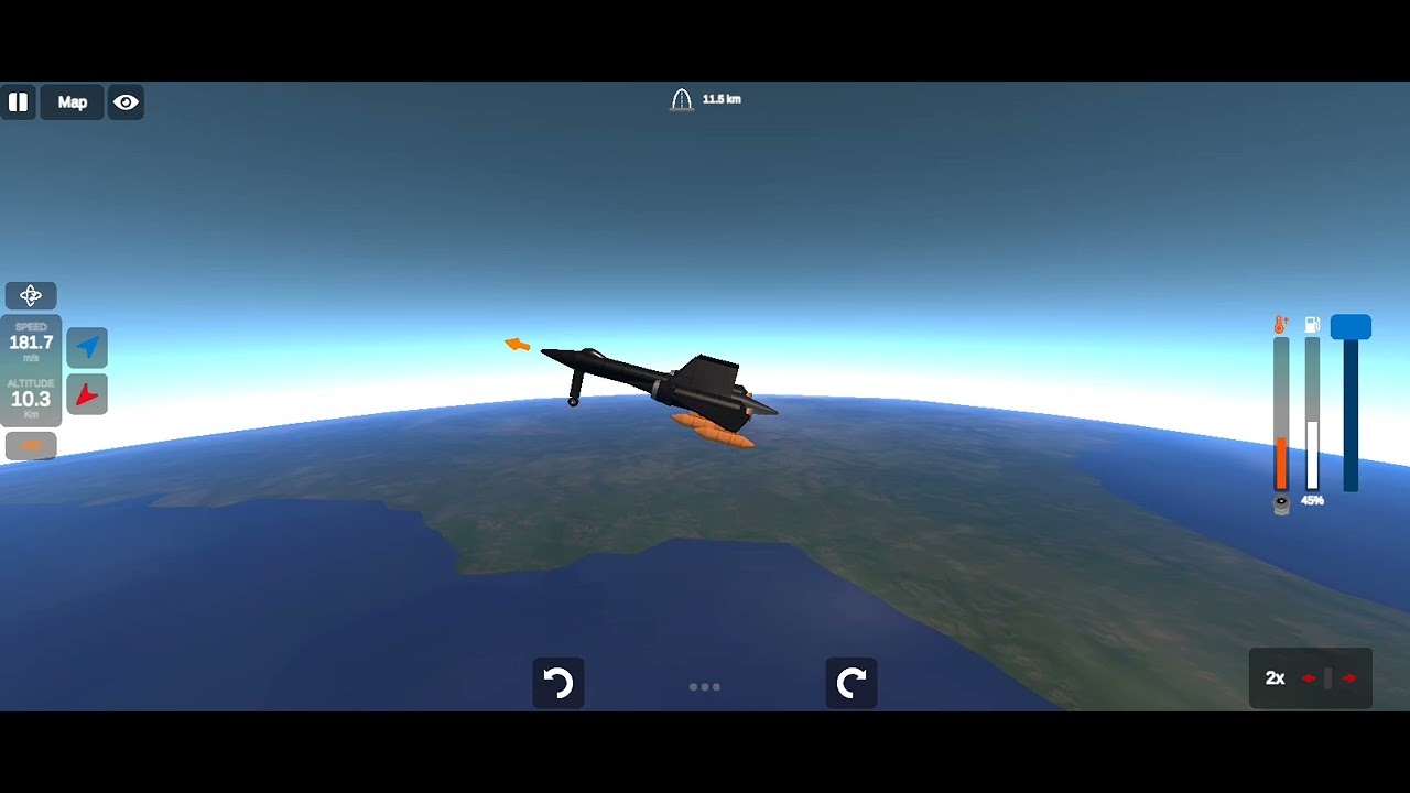 Ellipse Rocket Simulator # Premium SR-71 BLACKBIRD Test Flight - YouTube