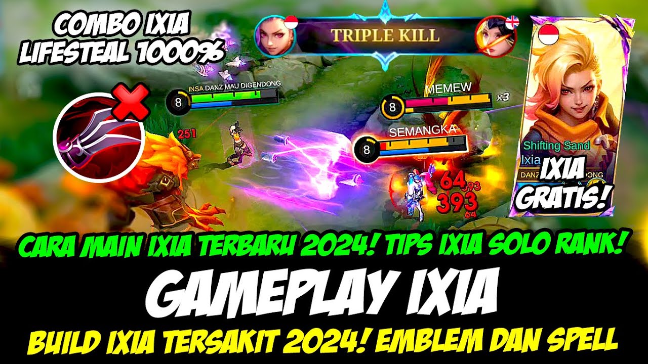 IXIA GRATIS BUILD IXIA TERSAKIT 2024 + COMBO IXIA CARA MAIN IXIA ...