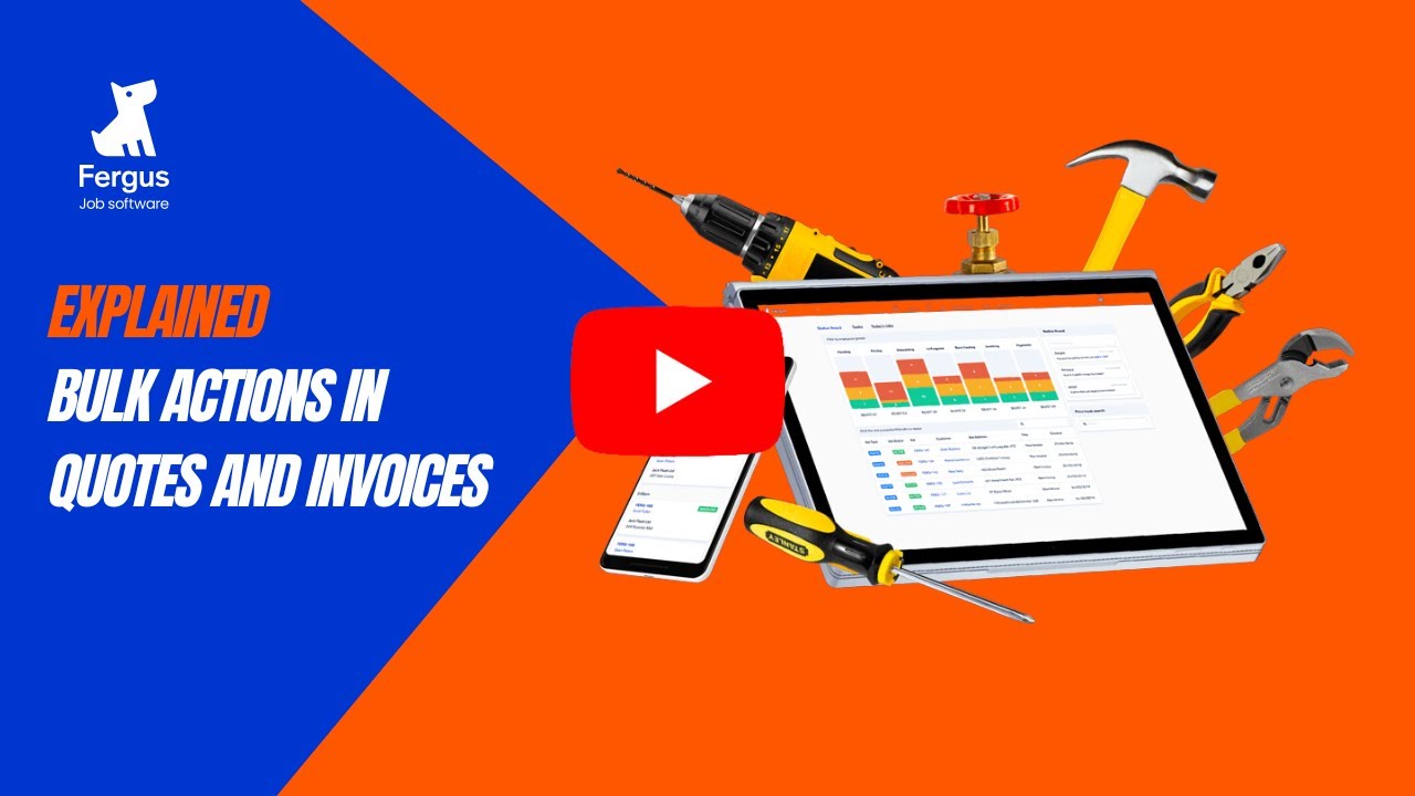 Make Bulk Changes To Line Items In Quotes & Invoices | Fergus - YouTube