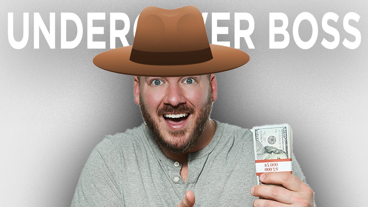 I became an UNDERCOVER BOSS for a day - YouTube