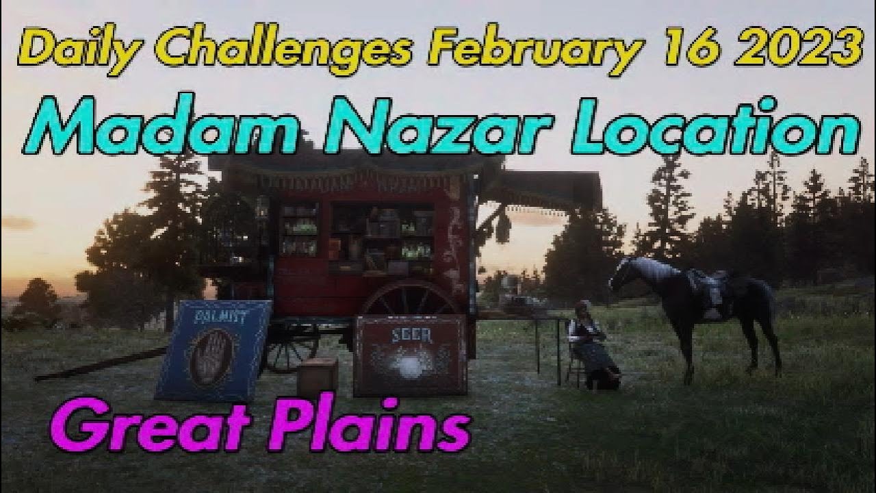 Red Dead Online Daily Challenges Madam Nazar Location February 16 2023 ...